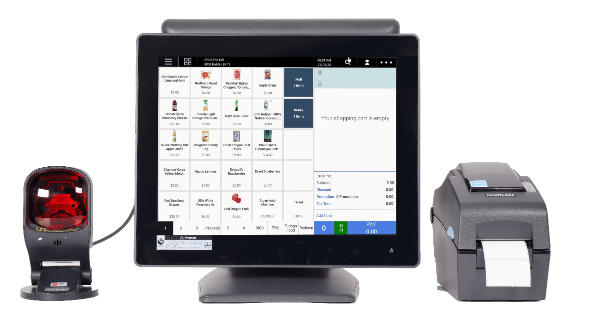 EPOS POS System | Point of Sale Singapore Up To 80% Grants