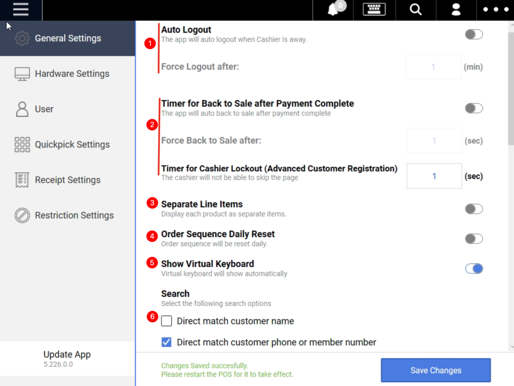 General Settings | EPOS POS System