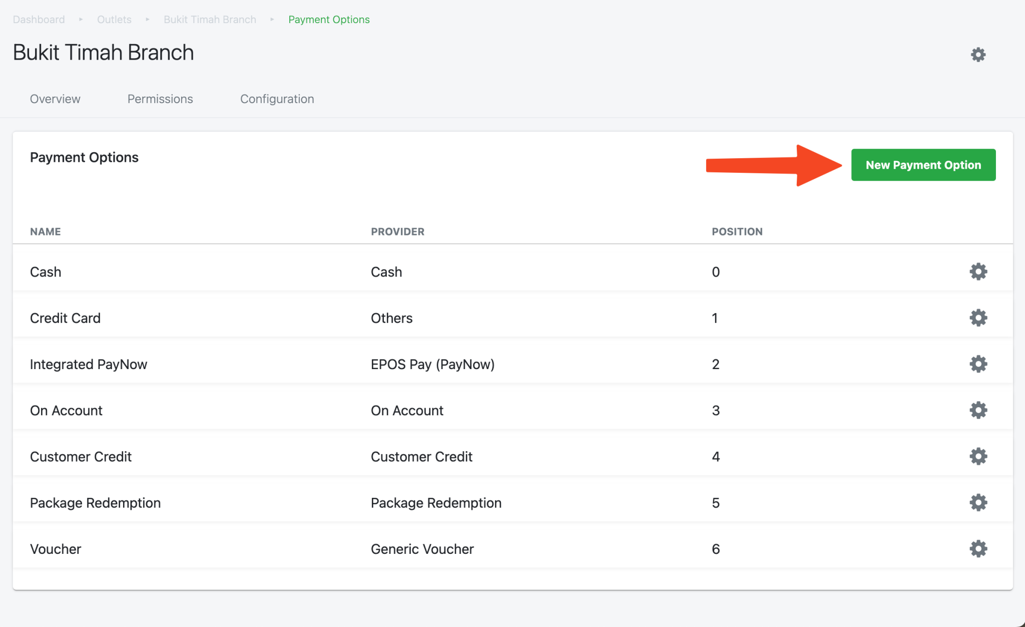 Create a Payment Method | EPOS POS System