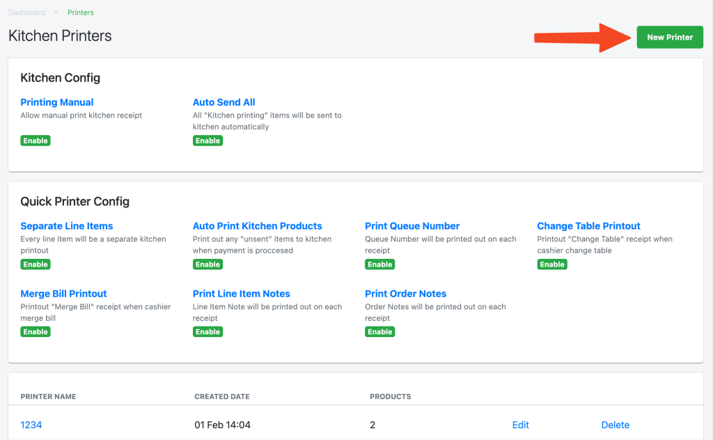 Kitchen Printing | EPOS POS System