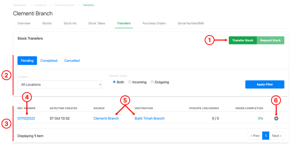 Stock Transfer Overview | EPOS POS System