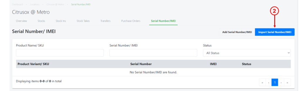 Adding Serial Numbers/IMEI to Serial Number Products | EPOS POS System