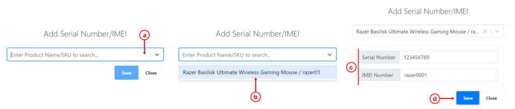 Adding Serial Numbers/IMEI to Serial Number Products | EPOS POS System