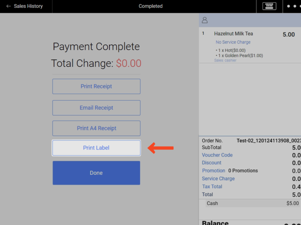 Label Printing | EPOS POS System