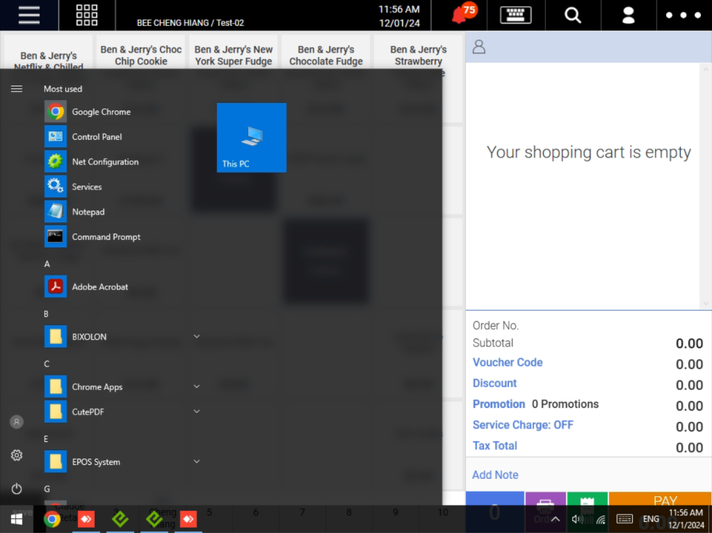 Label Printing | EPOS POS System
