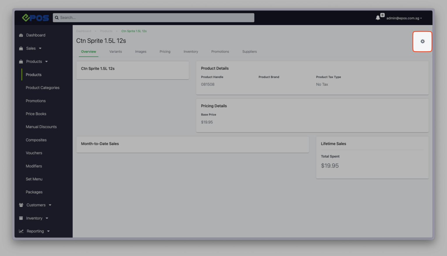 Add Products | EPOS POS System
