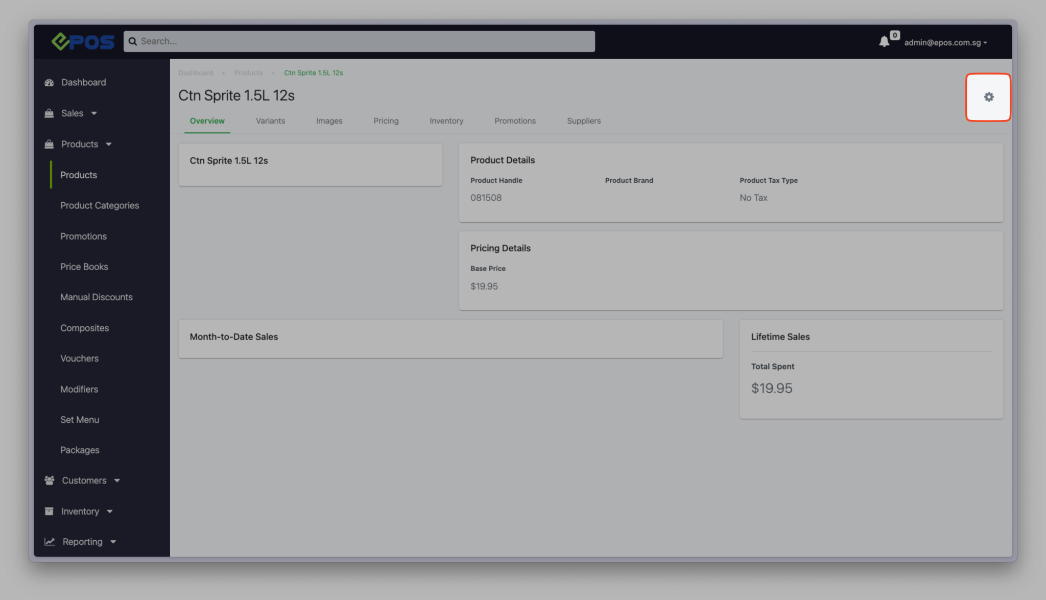 Add Products | EPOS POS System