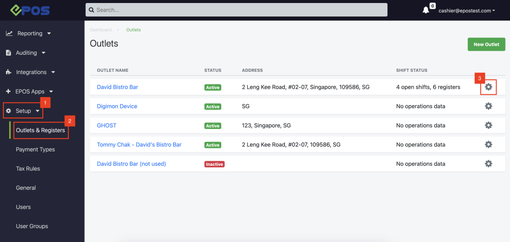 Kiosk Receipt Settings | EPOS POS System