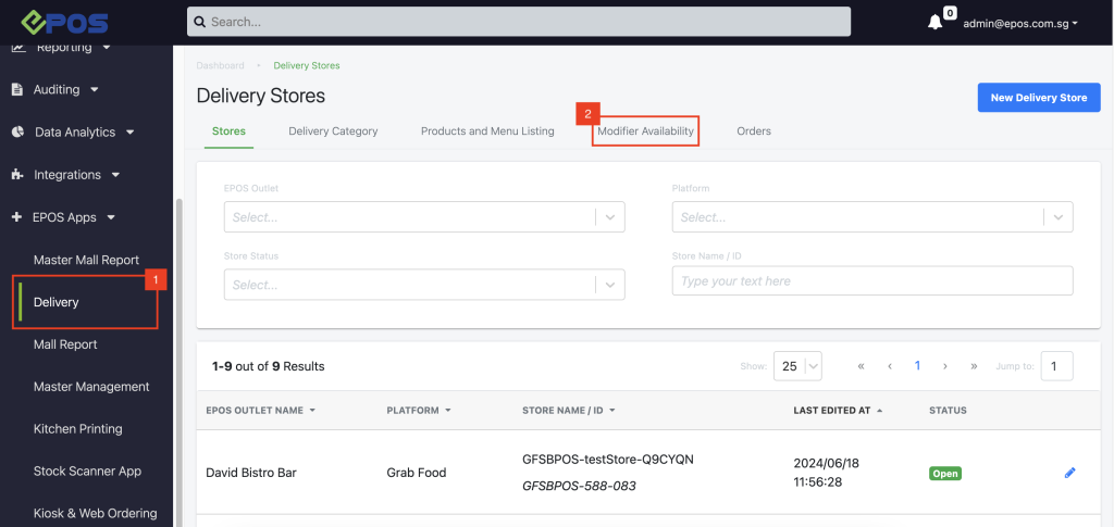 Modifier Configurations | EPOS POS System