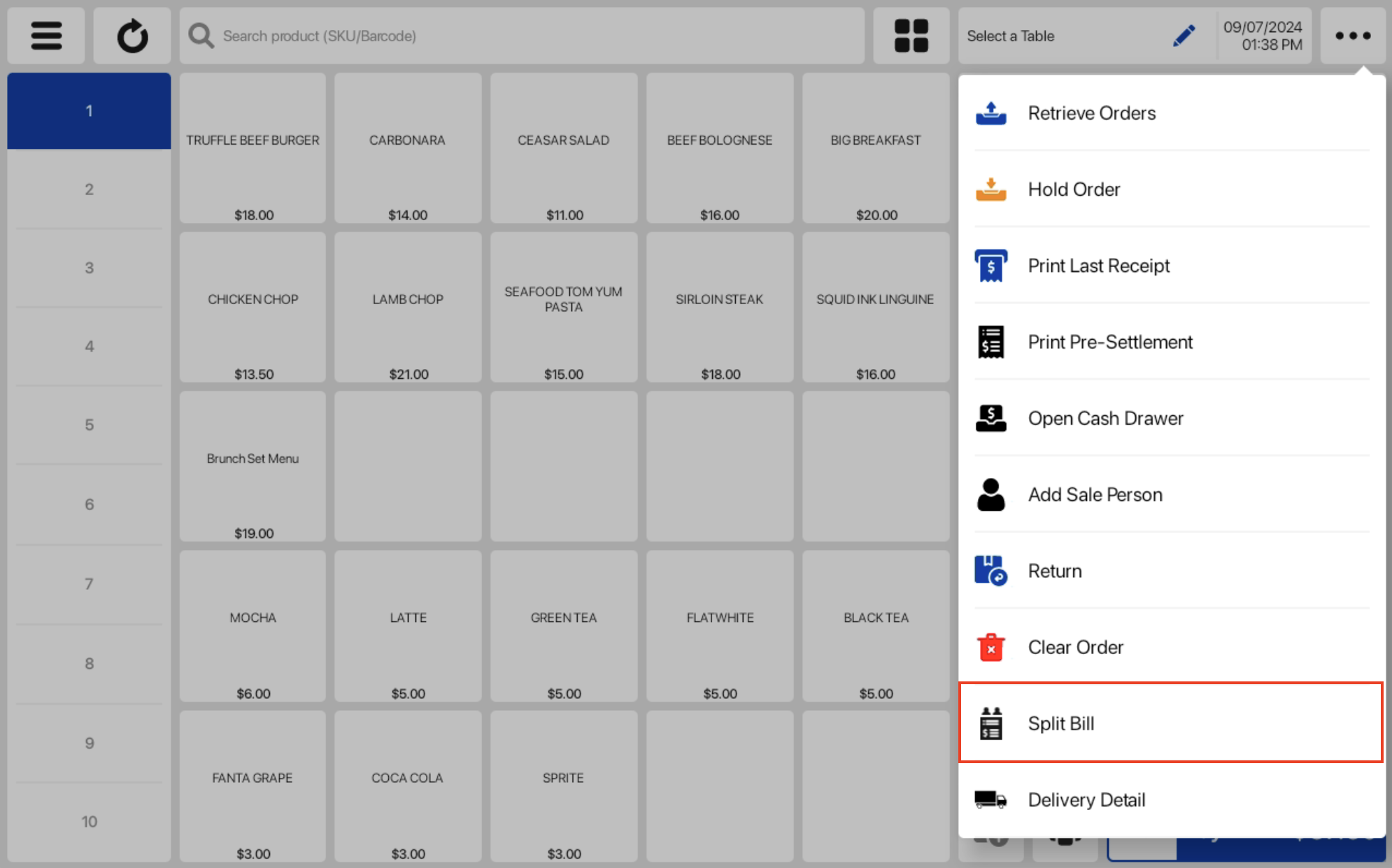 Split Settlement | EPOS POS System