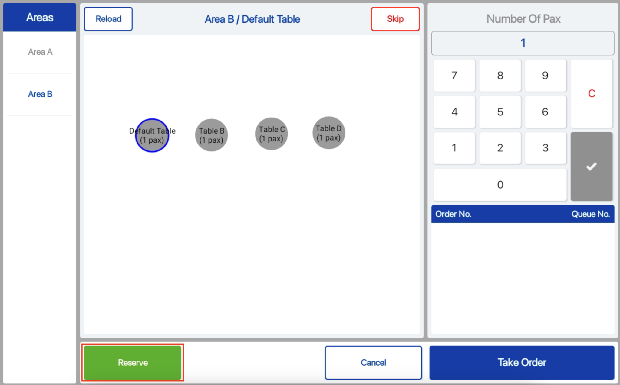 Table Management | EPOS POS System