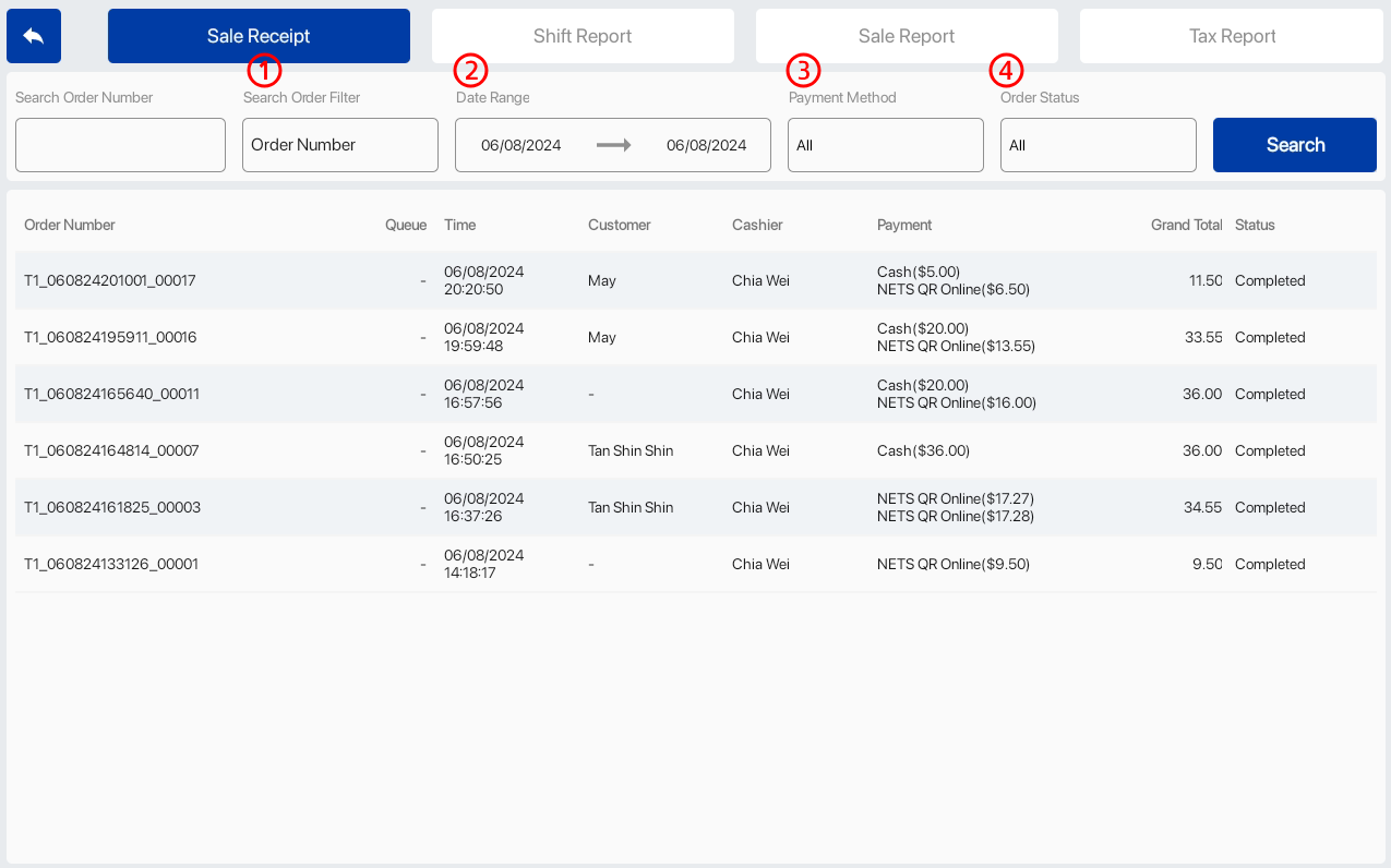 Sales Receipt | EPOS POS System