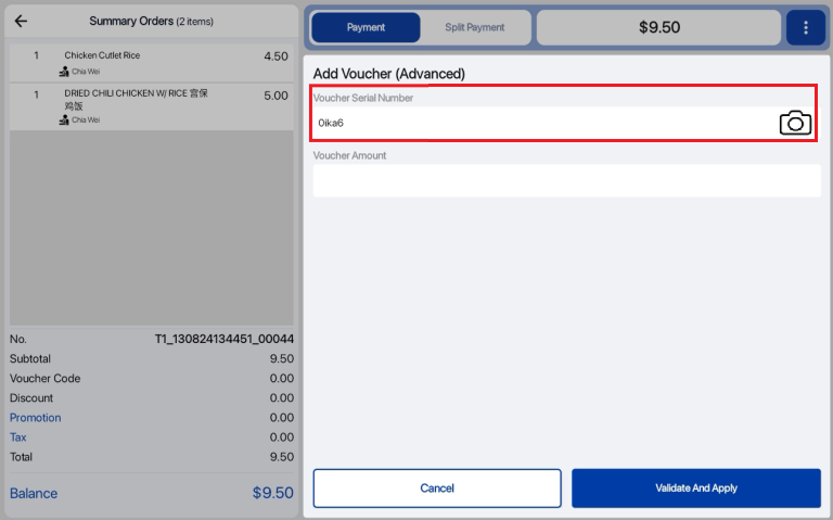Cash Voucher | EPOS POS System