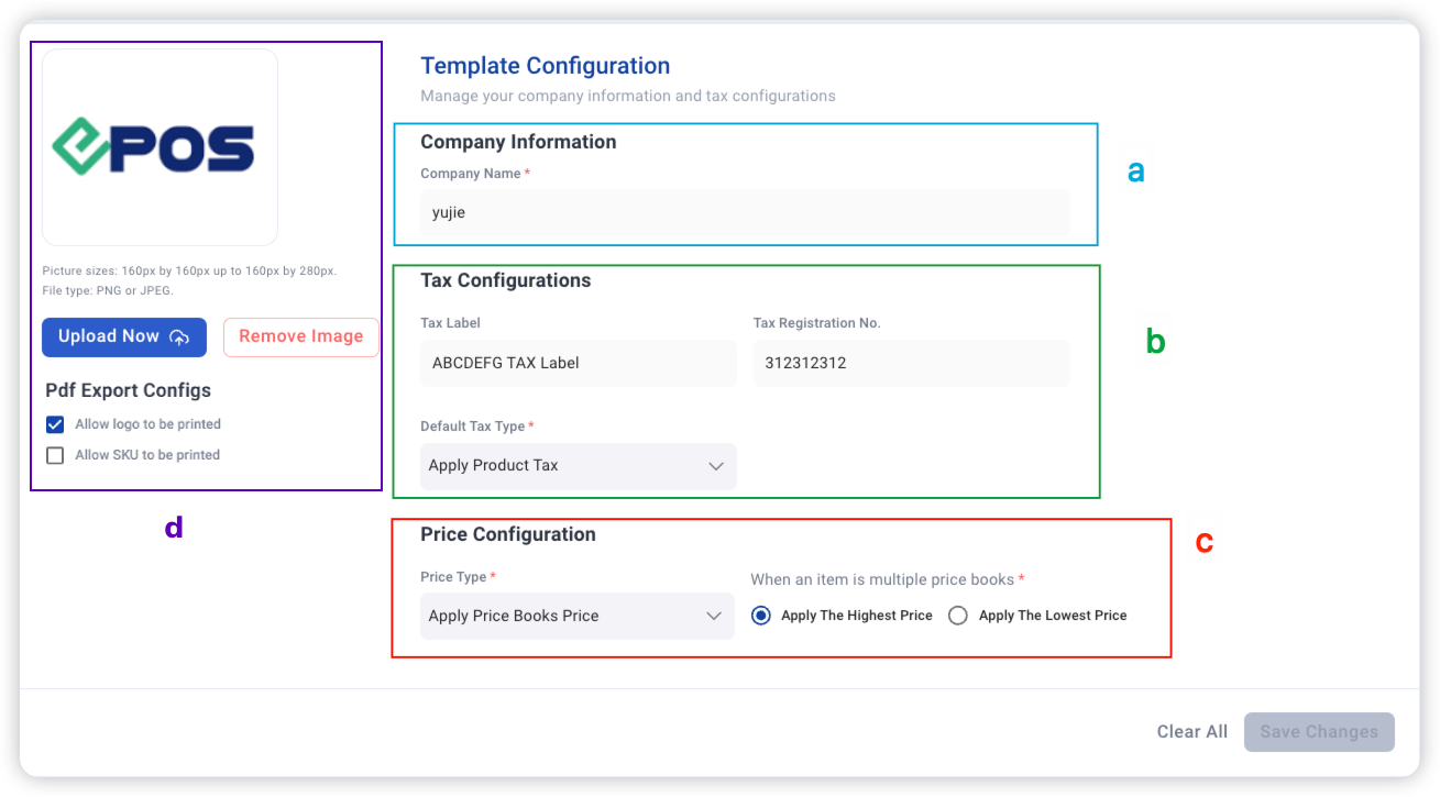 Configuration | EPOS POS System