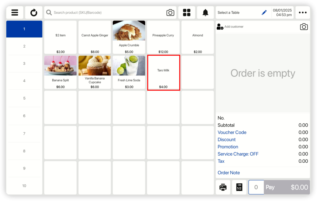 Modifier Products | EPOS POS System